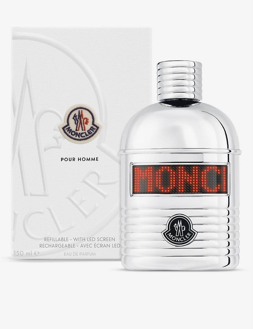 Moncler Pour Homme Eau de Parfum with LED digital screen 150ml, Beauty ...