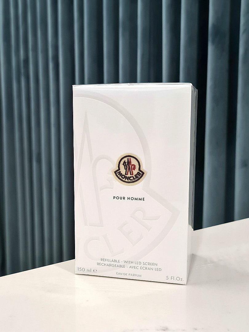 Moncler Pour Homme Eau de Parfum with LED digital screen 150ml, Beauty ...