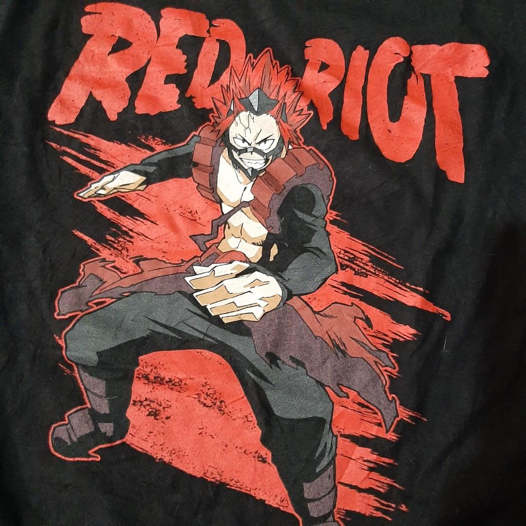 MY HERO ACADEMIA: Eijiro "RED RIOT" Kirishima, Men's Fashion, Tops ...