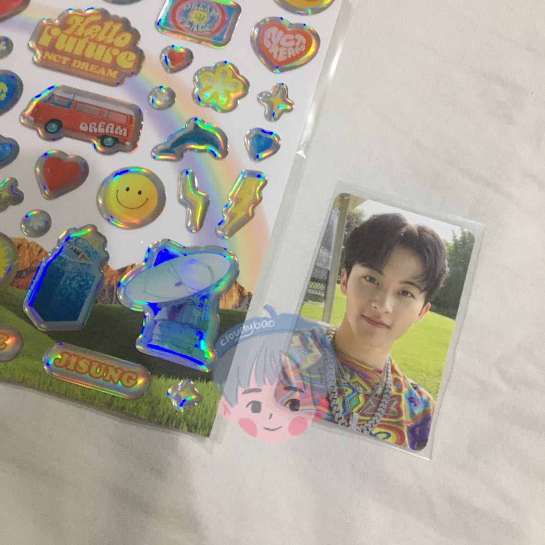 NCT Dream Mark Hello Future MD Epoxy Sticker PC set, Hobbies & Toys ...