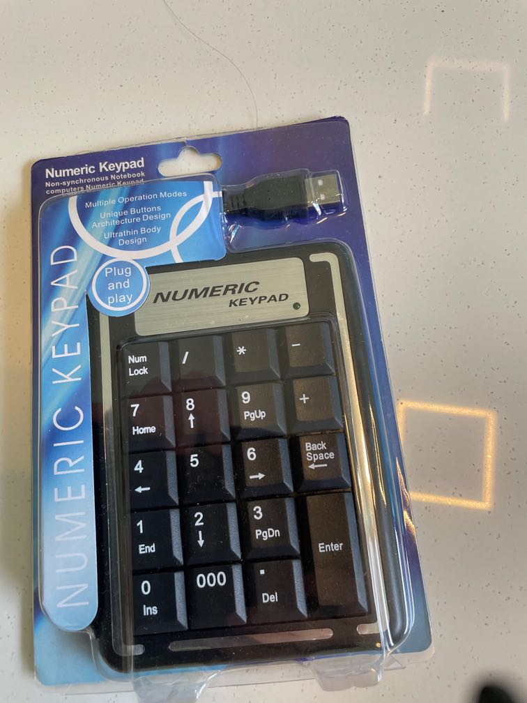 Numeric Keypad, Computers & Tech, Parts & Accessories, Computer ...