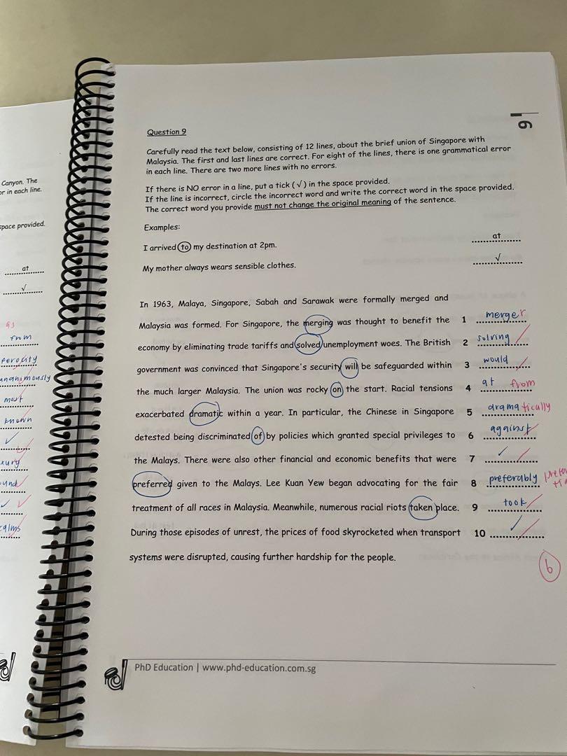 O Level English Paper 1, Hobbies & Toys, Books & Magazines, Assessment ...