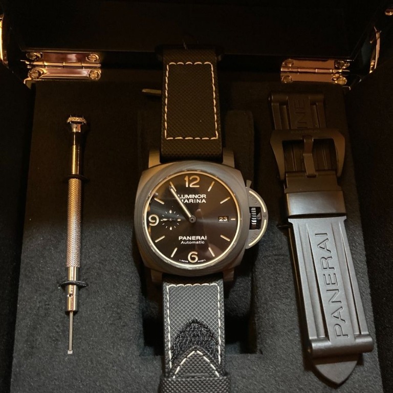 Panerai Pam01118 Luminor Marina TuttoGrigio, Luxury, Watches on Carousell