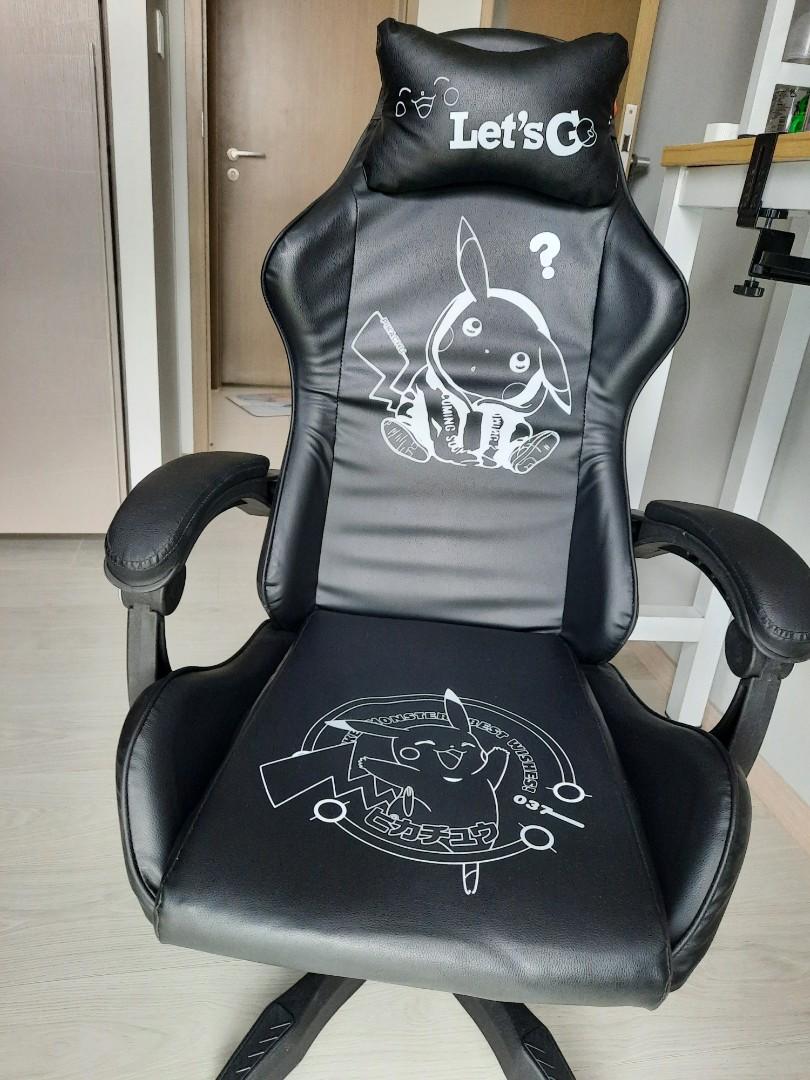 Pikachu Gaming Chair, Furniture & Home Living, Furniture, Chairs on ...