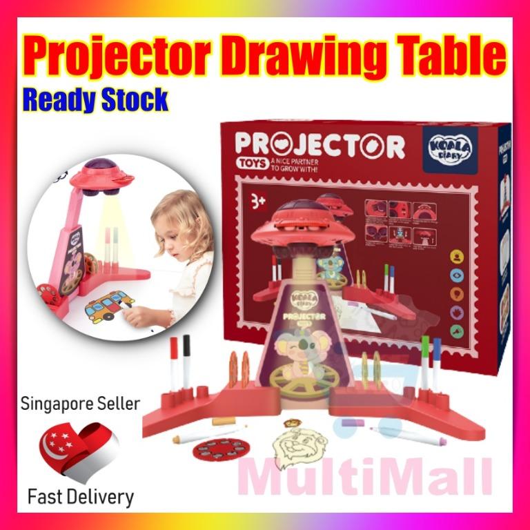 Pink Frame Drawing Projector Table, Hobbies & Toys, Toys & Games on ...