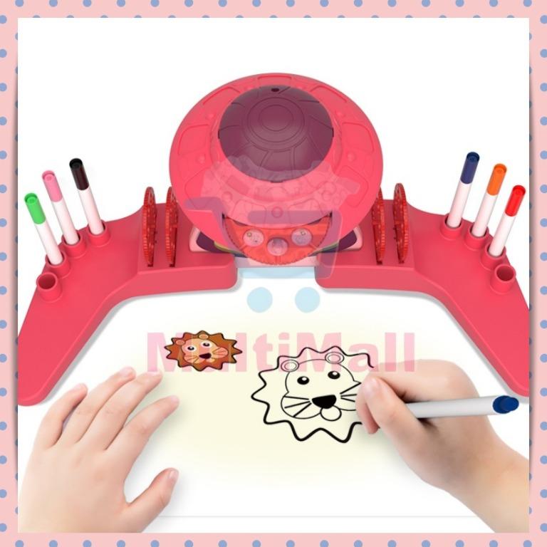 Pink Frame Drawing Projector Table, Hobbies & Toys, Toys & Games on ...