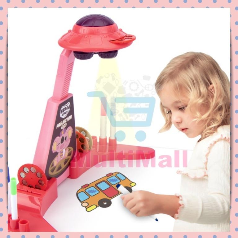 Pink Frame Drawing Projector Table, Hobbies & Toys, Toys & Games on ...