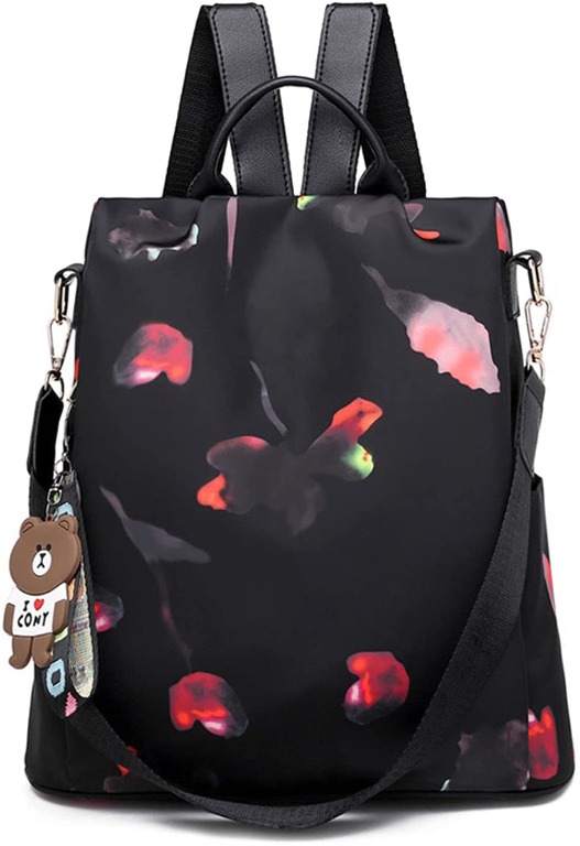 Poaba Women Backpack Purse Anti-Theft Waterproof Nylon Ladies Rucksack ...