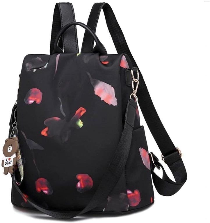 Poaba Women Backpack Purse Anti-Theft Waterproof Nylon Ladies Rucksack ...