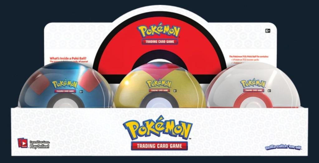 Pokeball Tins Best Of 2021 - Pokemon TCG Cards booster pack, Hobbies ...