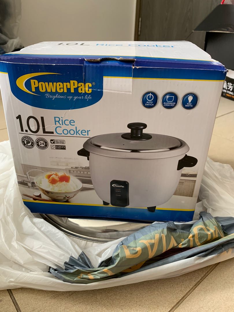 Powerpac 1L rice cooker, TV & Home Appliances, Kitchen Appliances ...