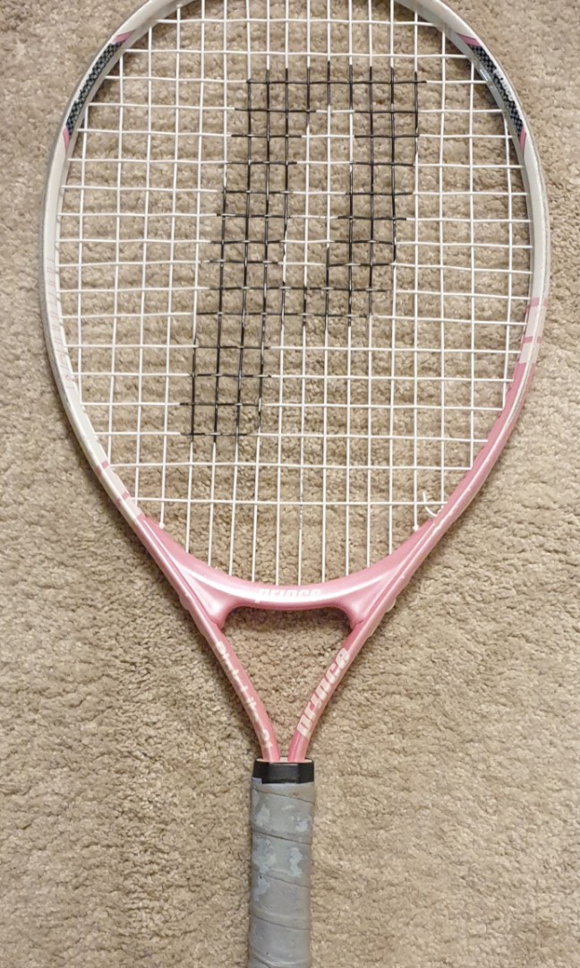 Prince junior girls 21 inch tennis racket (pink), Sports Equipment ...