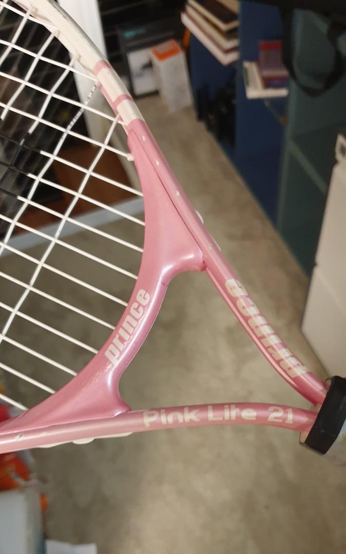 Prince junior girls 21 inch tennis racket (pink), Sports Equipment ...