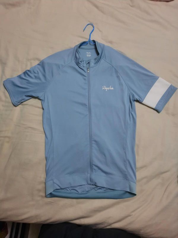 Rapha Core Jersey, Light Blue, Medium., Sports Equipment, Bicycles ...