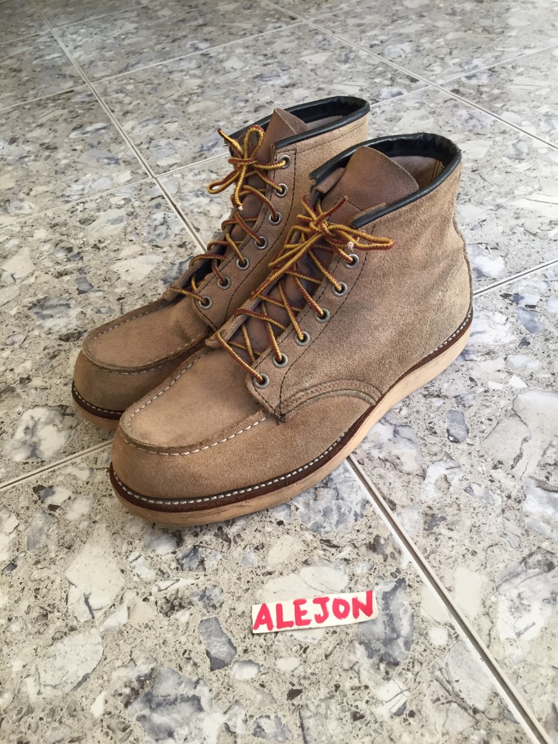 RED WING 8173 SUEDE MOC TOE LEATHER BOOTS, Men's Fashion, Footwear, Boots on Carousell