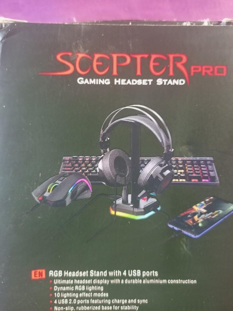 Redragon Scepter Pro Gaming Headset Stand, Audio, Headphones & Headsets ...