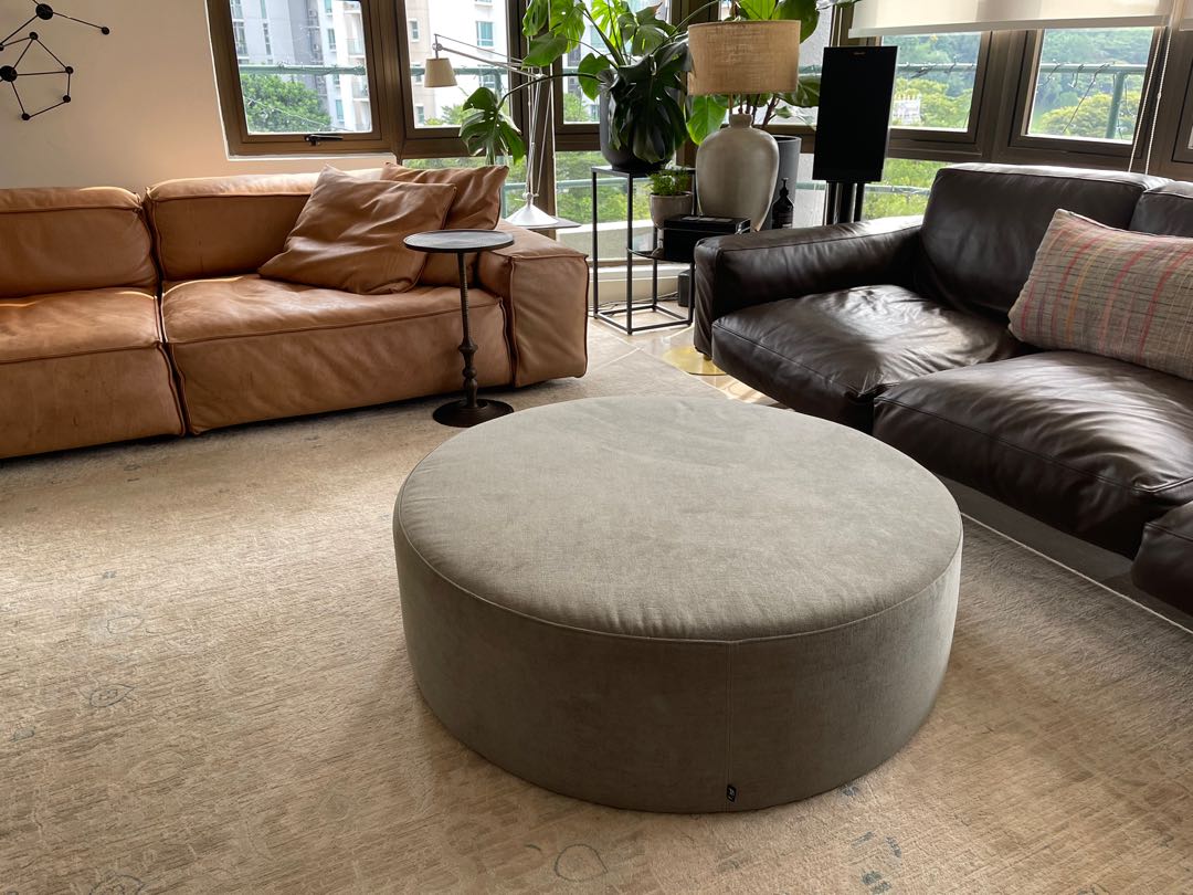 Round Foot rest Pouf, Furniture & Home Living, Furniture, Sofas on ...