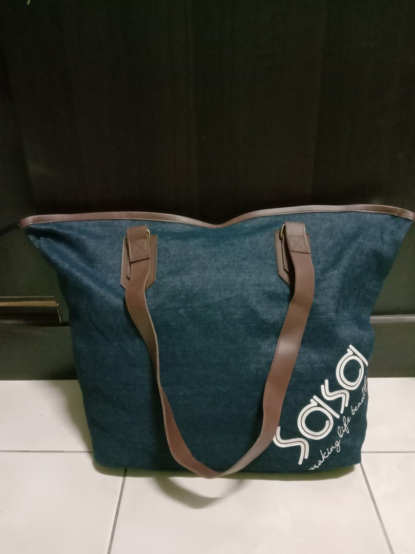 Sasa denim totebag, Women's Fashion, Bags & Wallets, Tote Bags on Carousell