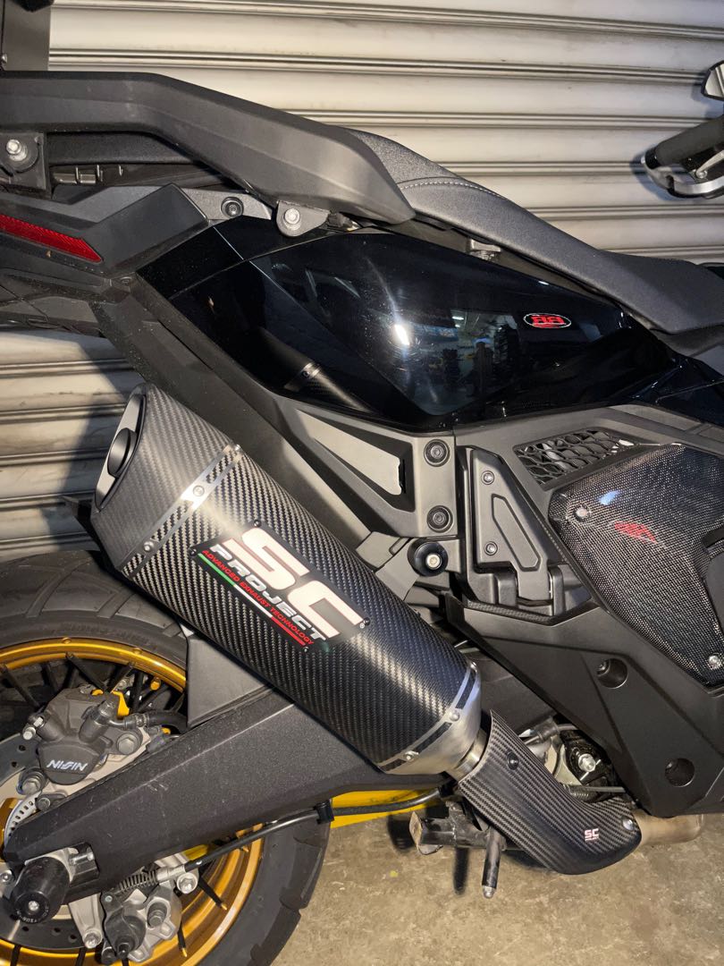 SC Project SC1-R exhaust for Honda XADV 2021, Motorcycles, Motorcycle ...