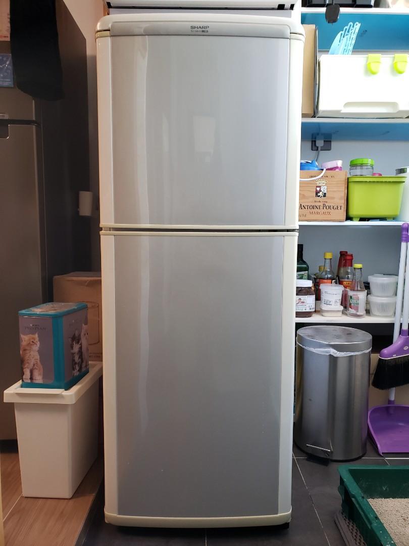 Sharp 聲寶 SJ-168 137L 雙門雪櫃, 家庭電器, 廚房電器, 雪櫃及冰櫃 - Carousell