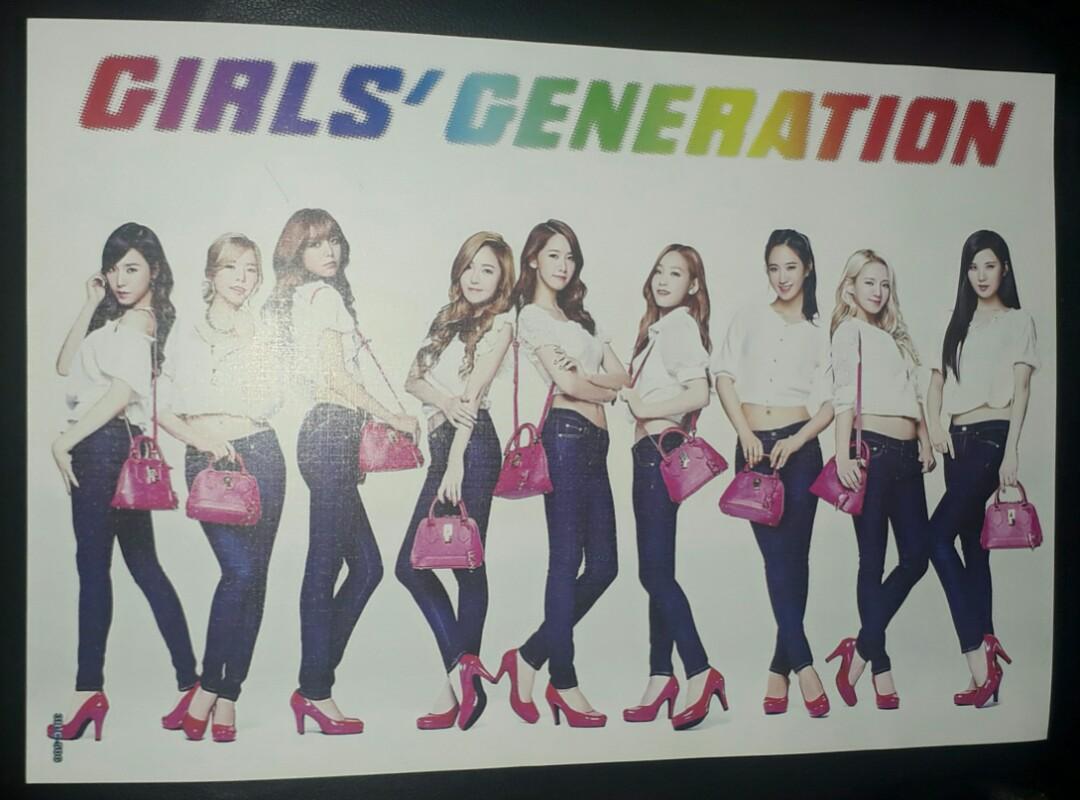 SNSD / Girls' Generation Poster Bundle 2, Hobbies & Toys, Memorabilia ...