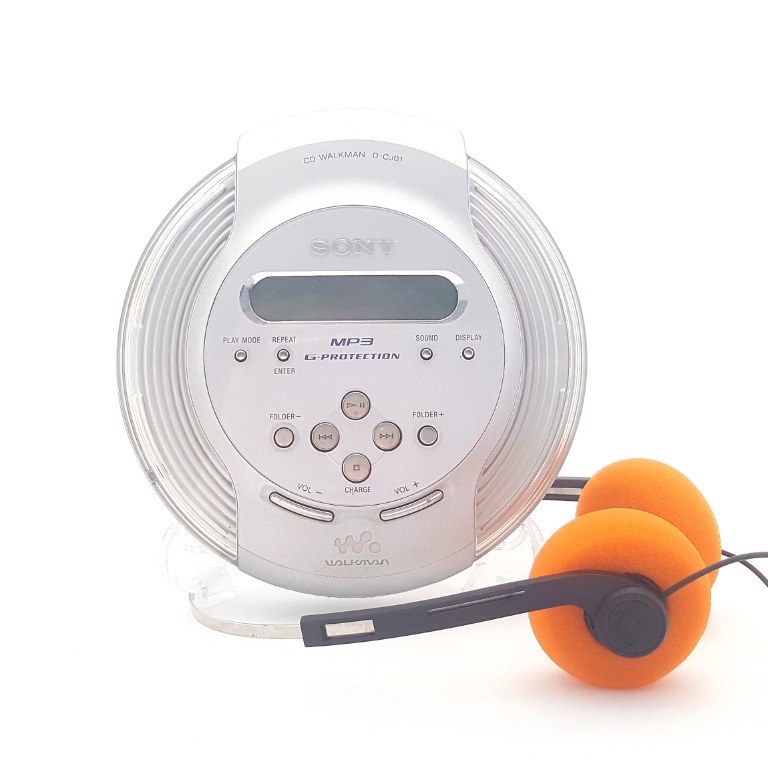Sony Discman/Walkman D-CJ01 Portable CD/MP3 Player in Excellent Working ...