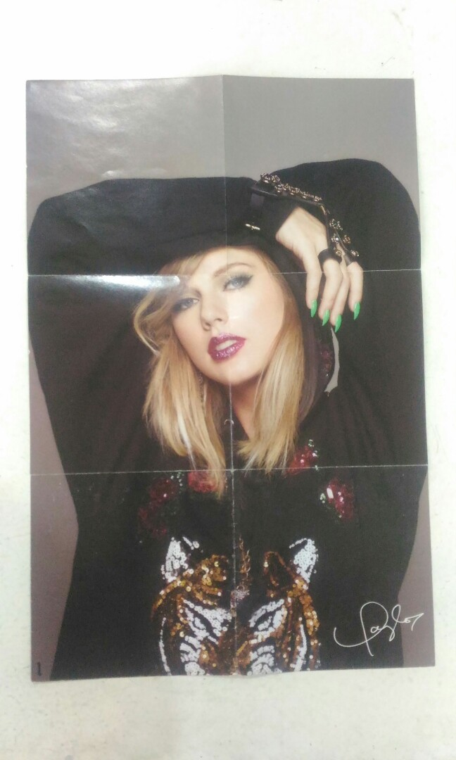 TAYLOR SWIFT REPUTATION POSTER (1 & 2), Hobbies & Toys, Memorabilia ...
