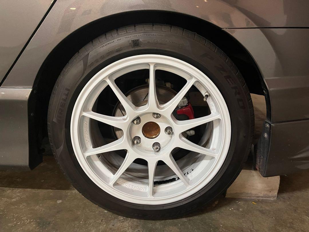 TC105N (rep) with PZero 17 inch 5x114.3 Honda Civic FD, Car Accessories ...