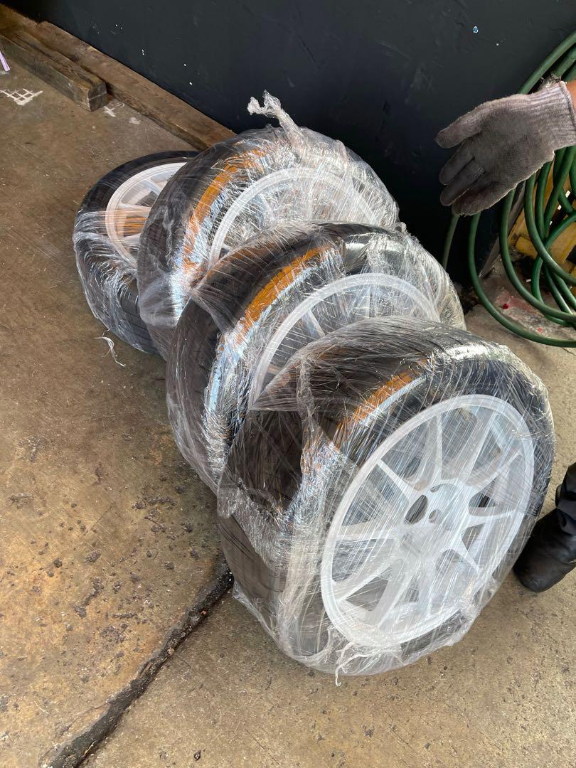 TC105N (rep) with PZero 17 inch 5x114.3 Honda Civic FD, Car Accessories ...