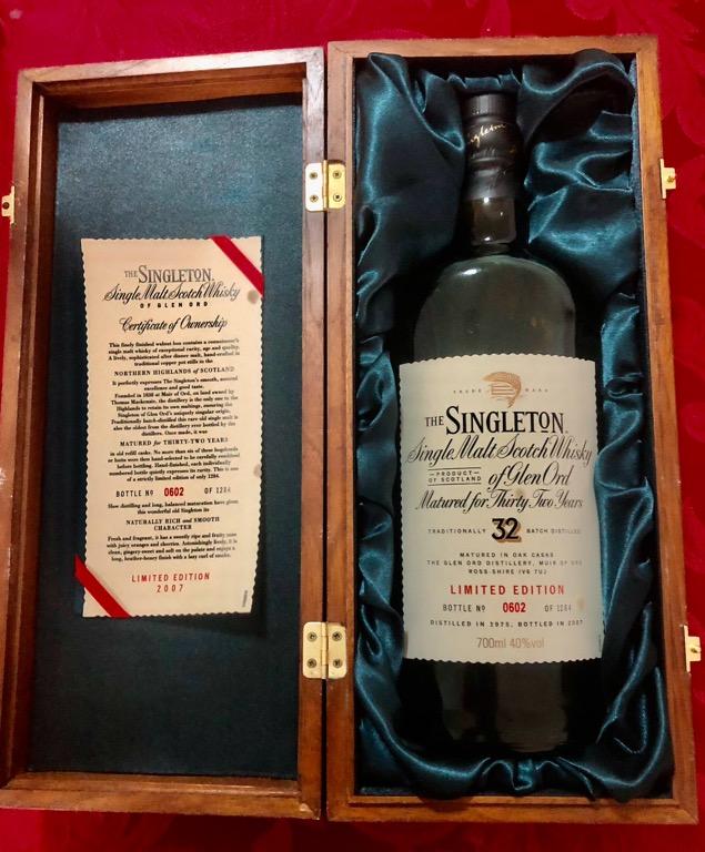 The Singleton 32 Limited Edition : Rare Collectible Single Malt Whisky ...