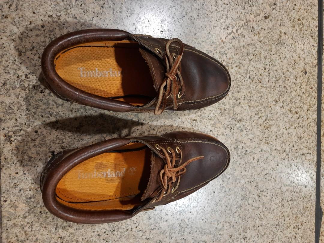 Timberland classic 3-eyelets moccasins w extra professionally sewn sole ...
