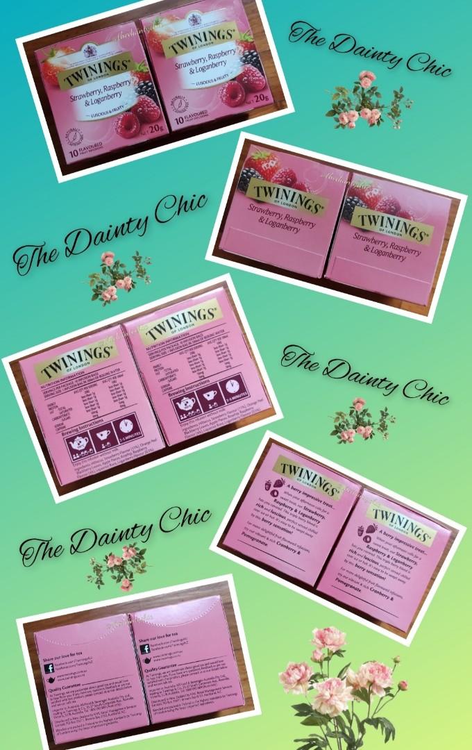 Twinings Strawberry, Raspberry, and Loganberry Tea from Australia, Food ...