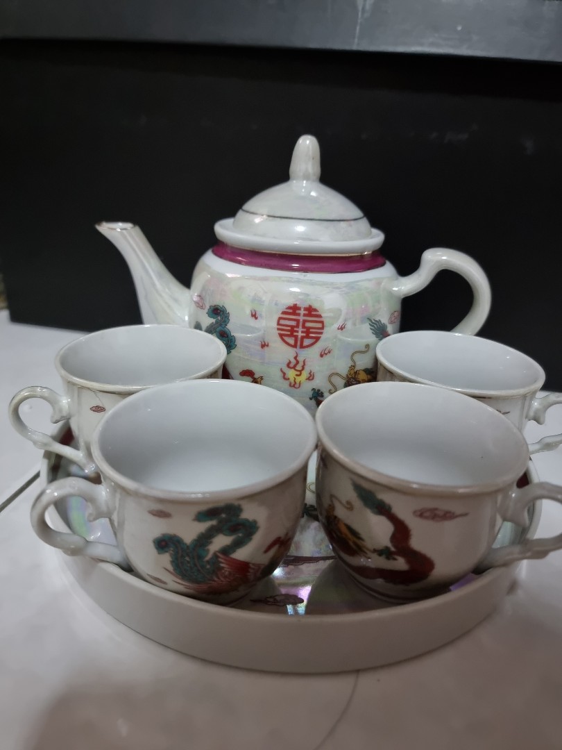Vintage Wedding Tea Sets from the 80s, Hobbies & Toys, Memorabilia ...