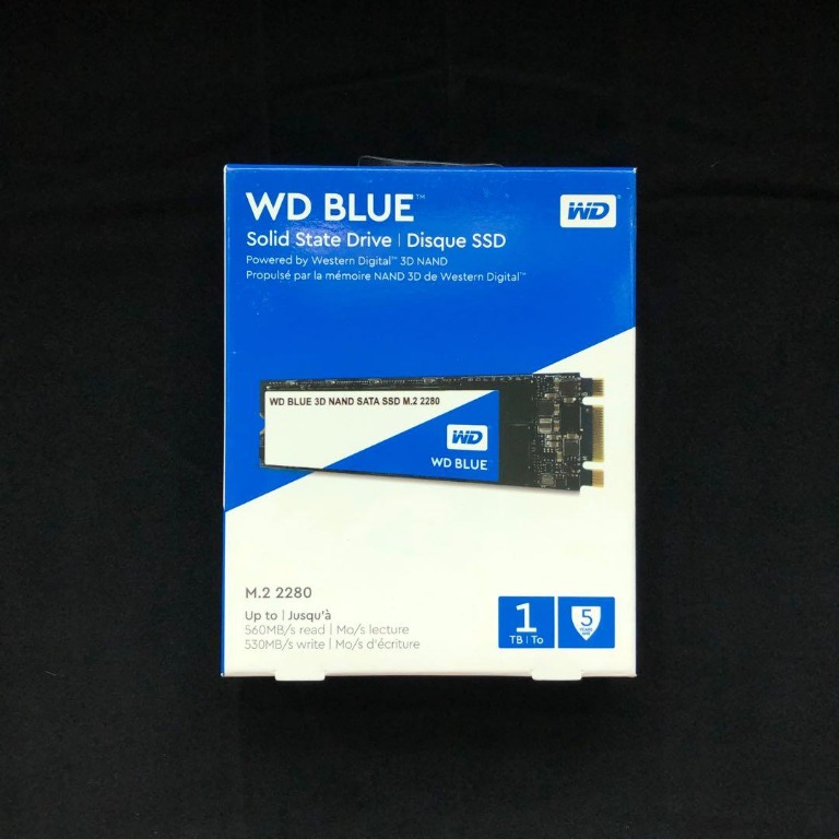 WD Blue 1TB M.2 SATA SSD - Western Digital, Computers & Tech, Parts ...