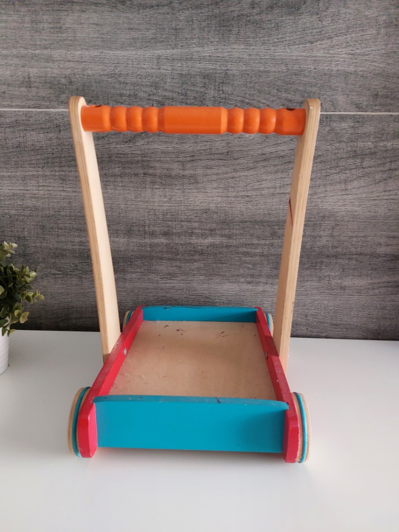 Wooden Push Cart, Babies & Kids, Going Out, Strollers on Carousell