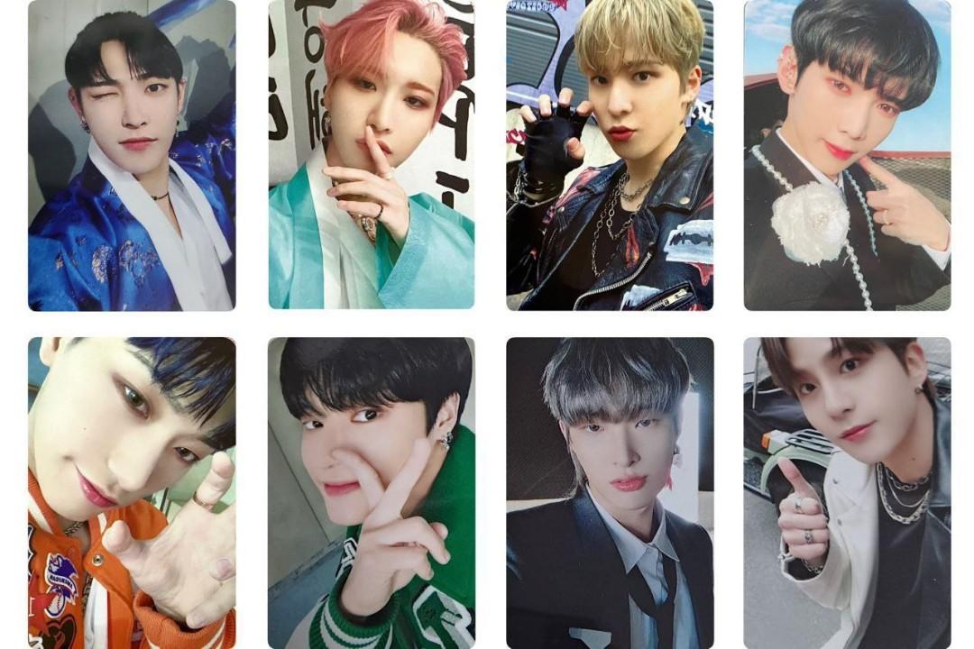 wts ateez hongjoong fever epilogue makestar 3 pc photocard, Hobbies ...