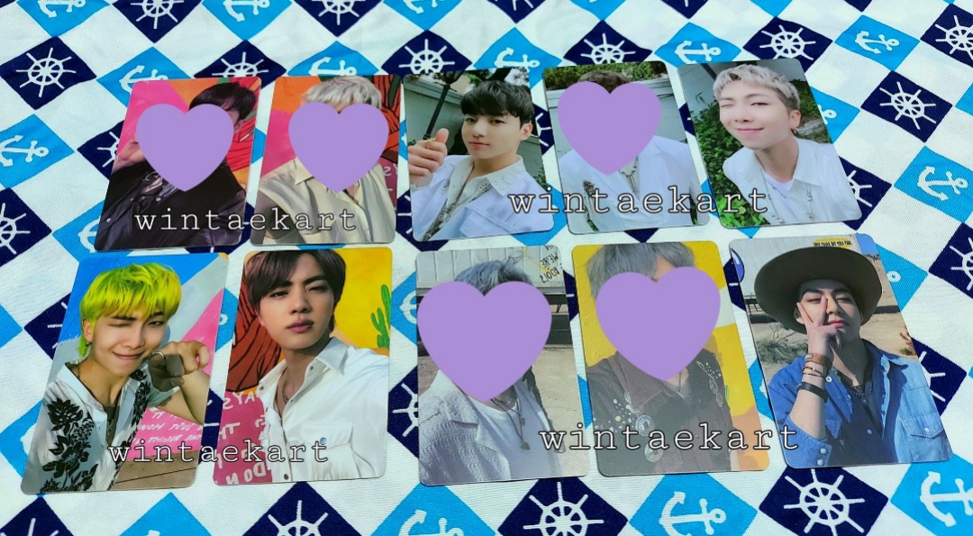 WTS BUTTER LUCKYDRAW SETS PST SW M2U RM JIN SUGA JHOPE V JUNGKOOK ...