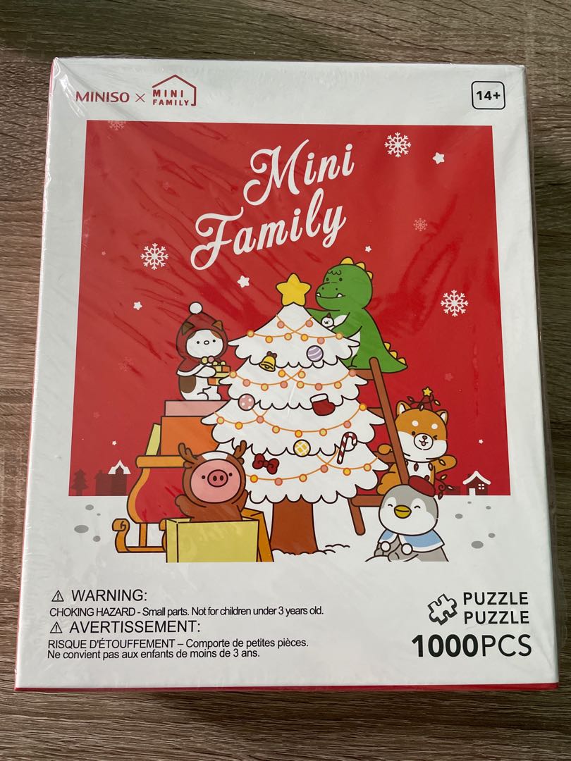 MINISO 1000 Pieces Puzzle (Christmas Tree Design), Hobbies & Toys, Toys ...