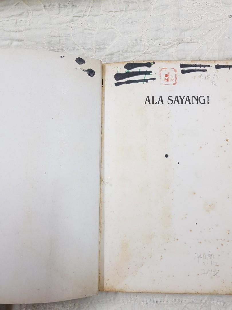 1983 Ala Sayang Felix Chia book about babas and nyonyas, Hobbies & Toys ...