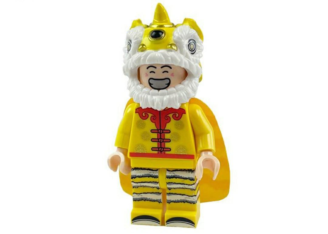 3rd party Lego Compatible Lion Dance Minifigures, Hobbies & Toys, Toys ...