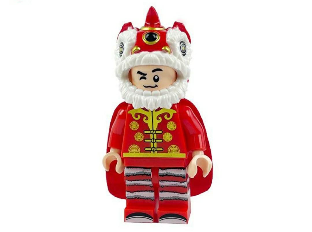 3rd party Lego Compatible Lion Dance Minifigures, Hobbies & Toys, Toys ...