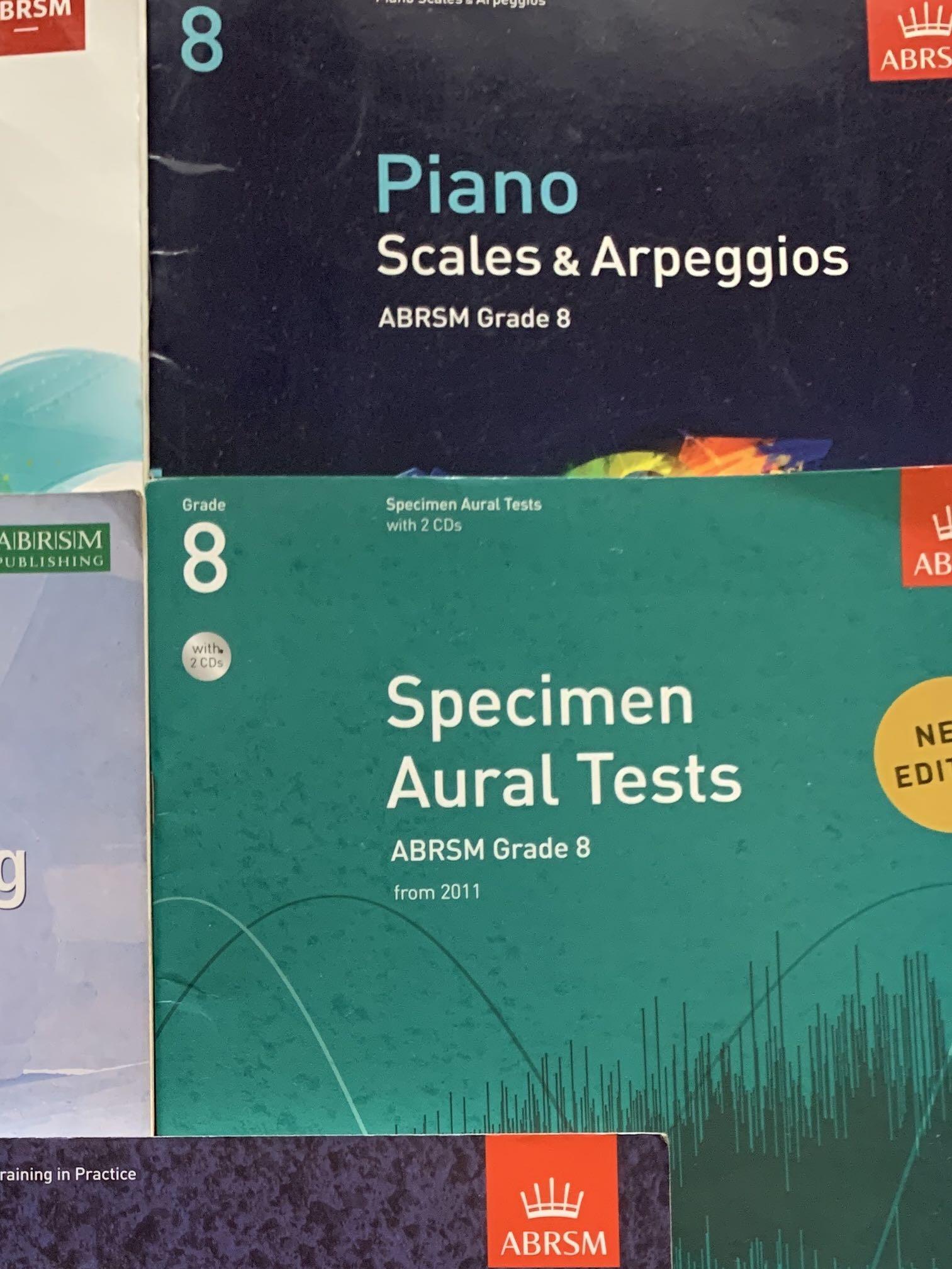 ABRSM piano exam books, Hobbies & Toys, Music & Media, Music Scores on ...