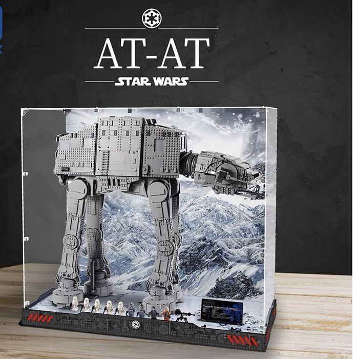Acrylic display case for LEGO 75313 Star Wars AT AT, Hobbies & Toys ...