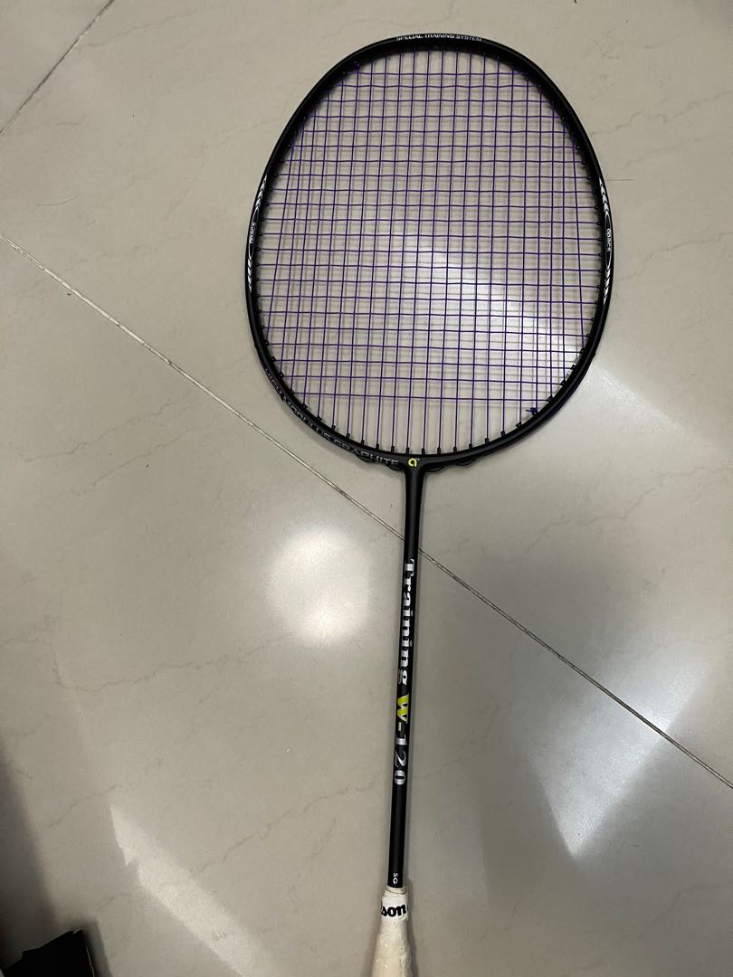 Apac 120g badminton training racket, Sports Equipment, Sports & Games ...