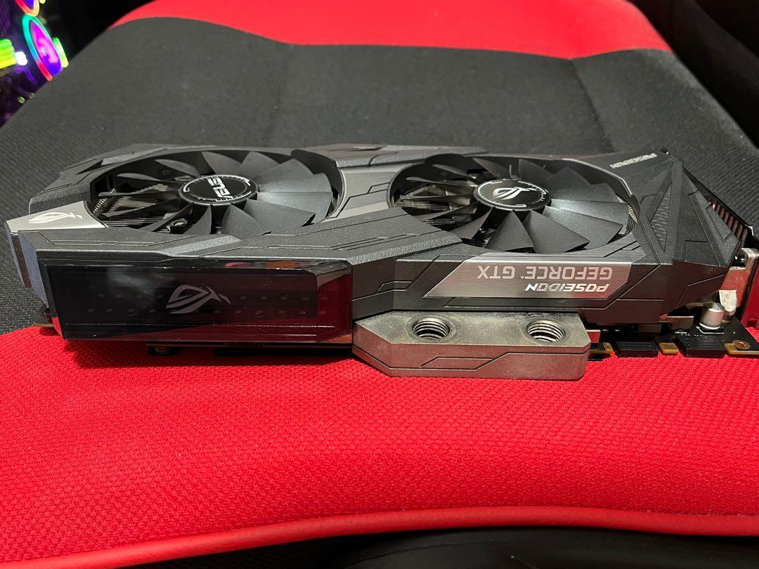 ASUS ROG POSEIDON Nvidia GeForce GTX 1080Ti Platinum Edition 11GB ...