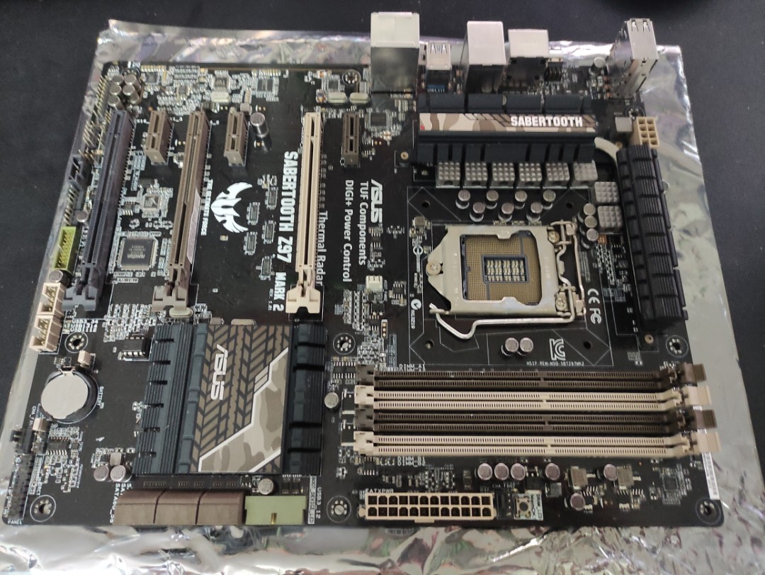 Asus z97 Sabertooth Mark 2 motherboard, Computers & Tech, Parts ...