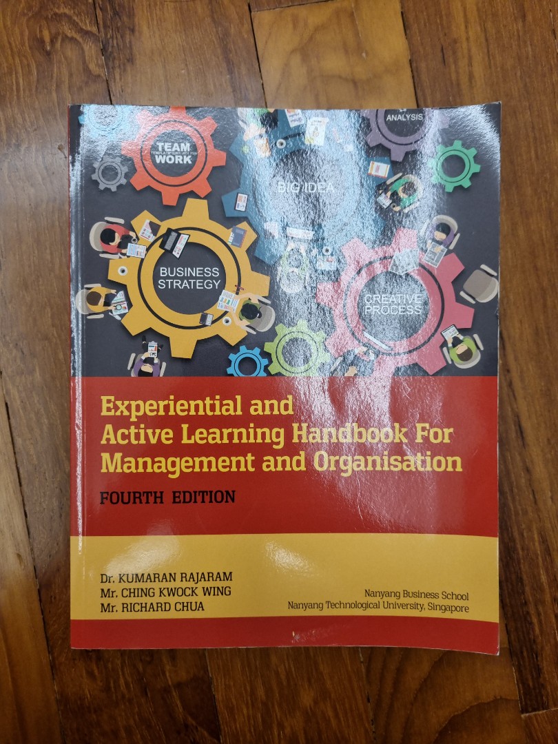 BE2601 Experiential and Active Learning Handbook For Management and Organisation, Hobbies & Toys ...