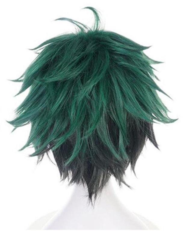 My Boku No Hero Academia Izuku Midoriya (Deku) Short Green Hair Cosplay ...
