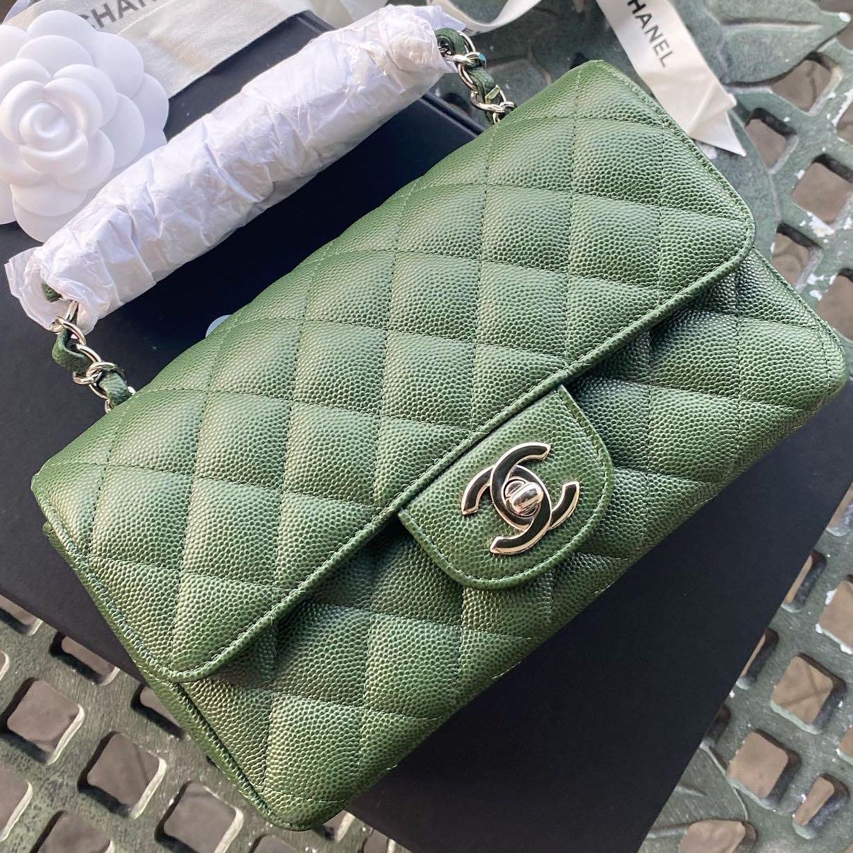 Chanel mini rectangular 18C, Luxury, Bags & Wallets on Carousell