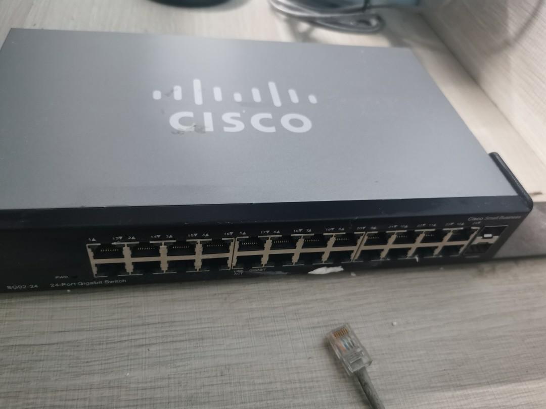 Cisco 24 ports switch, Computers & Tech, Parts & Accessories ...